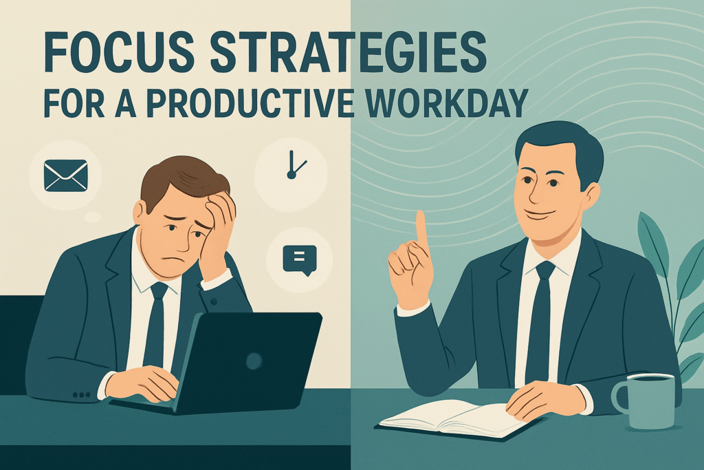 Focus Strategies for a Productive Workday: 3 Smart Habits